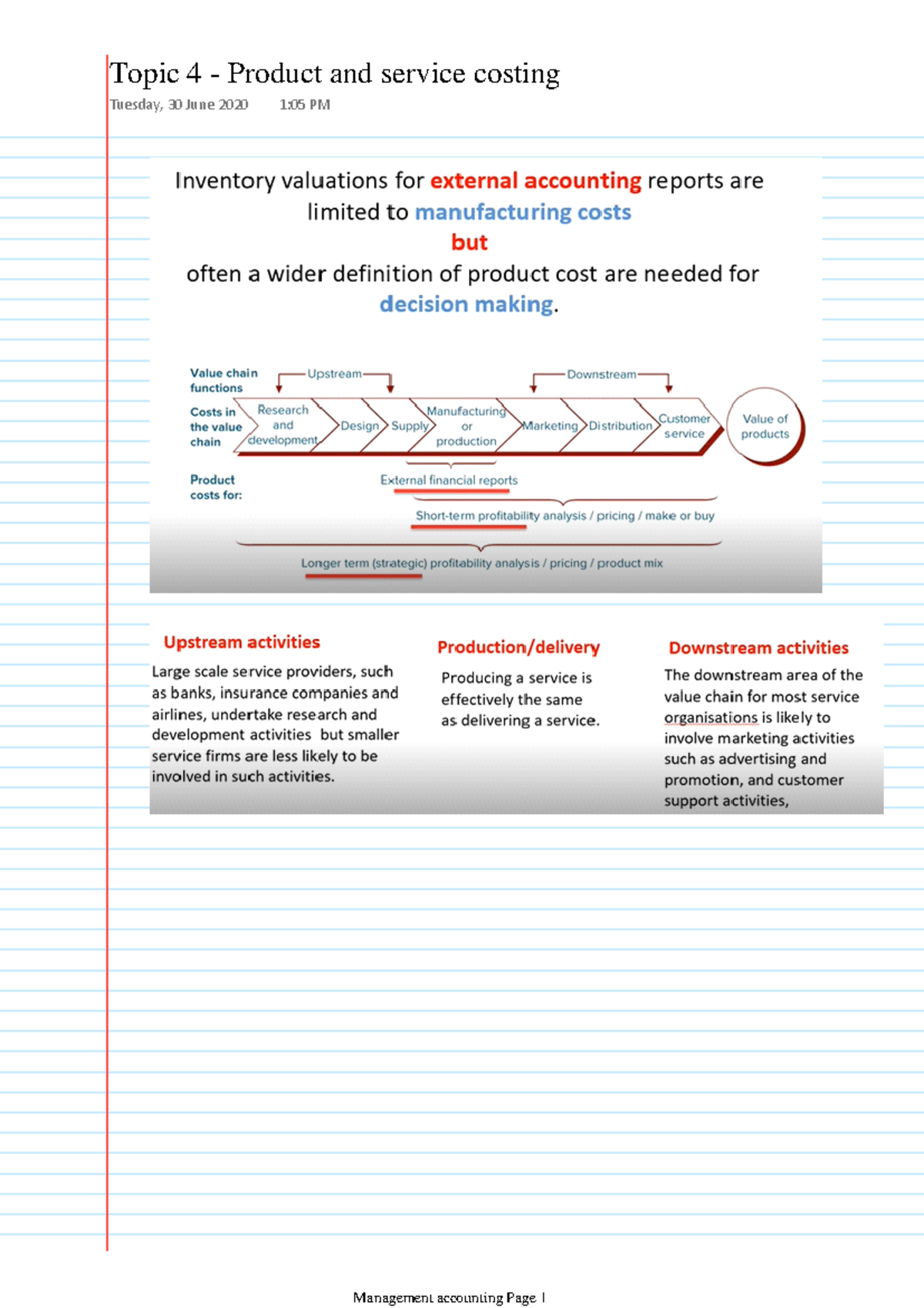 Topic 4 - product and service costing - Warning: TT: undefined function: 32 Warning: TT ...