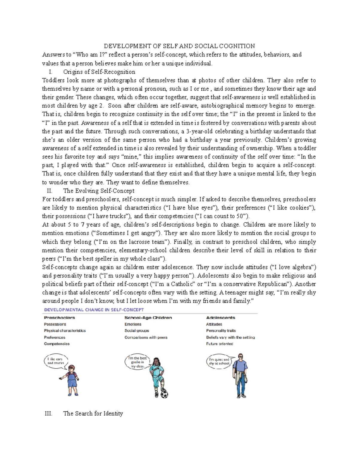 Chapter 13- Development of Self and Social Cognition - DEVELOPMENT OF ...