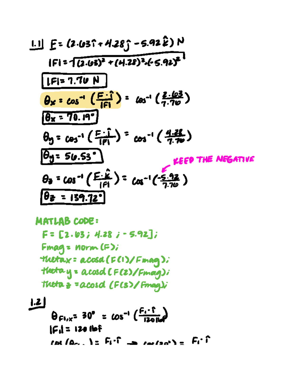 AME 301 Problem Set 1 - AME309 - Studocu