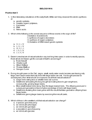 NYA Lab Review Sheet F24 Lab Exam 1 - General Biology I Lab Review The ...