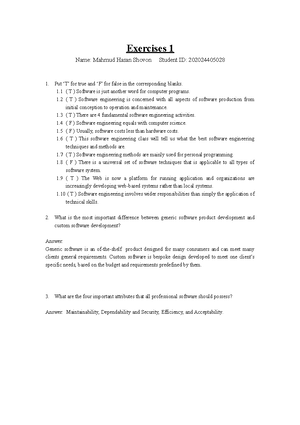 Ch6 Exercises(202024405004) - Exercises 6 Name：MD SHIHABUL ALAM ALVI ...