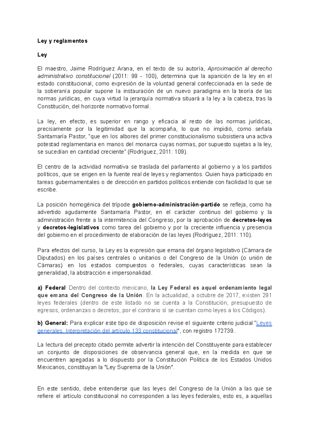 Ley y reglamentos - Ley y reglamentos Ley El maestro, Jaime Rodríguez ...