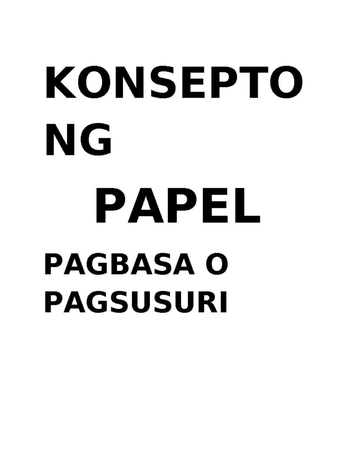 Konseptong-WPS Office - AB Psychology - KONSEPTO NG PAPEL PAGBASA O ...