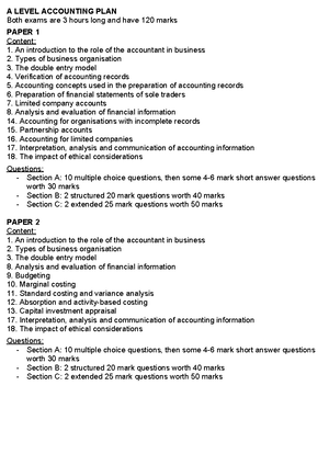 Income statement student examples - Name: - Studocu