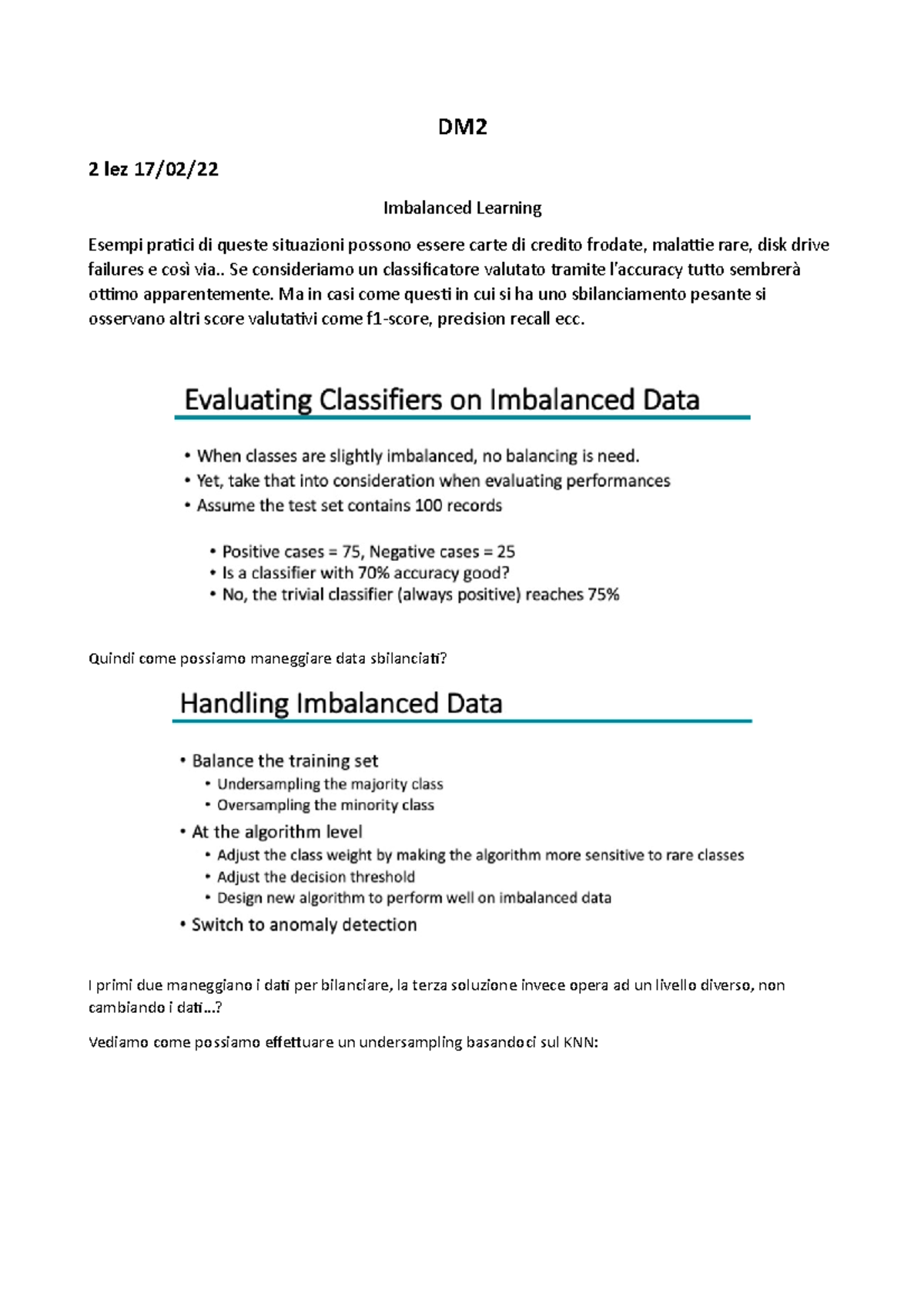DM2.1 MOD - Basi di classification/clustering/PatternMining - DM 2 lez ...