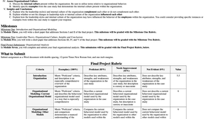 Final Project Outline - OL 342 Final Project Guidelines and Rubric ...