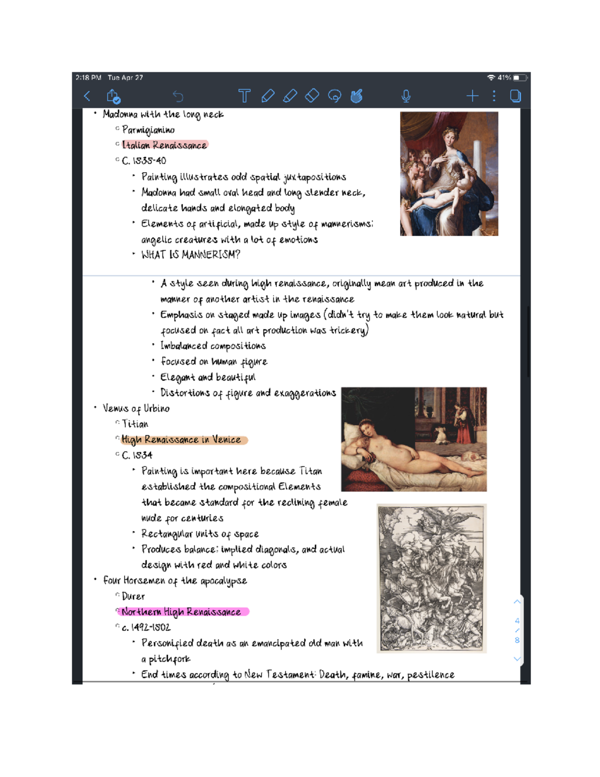 Class 9 - Lecture notes 9 - ART 1138 - Studocu