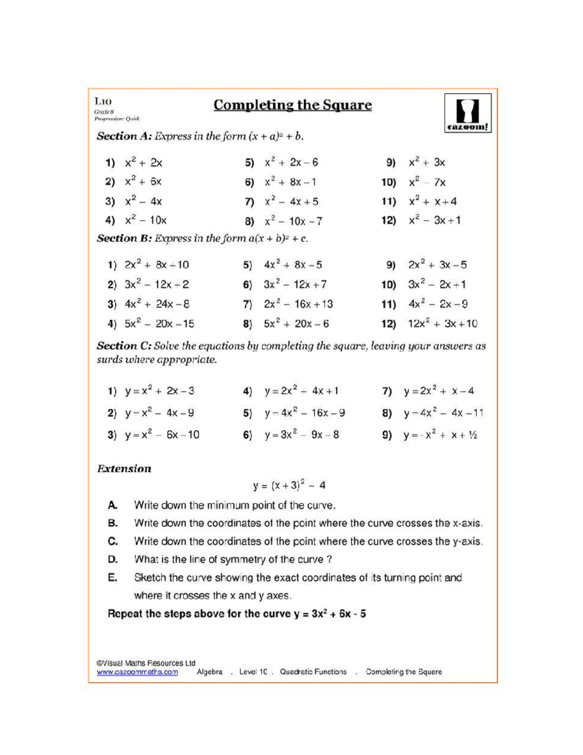 Math Practice sheet - MAT 1033 - FAU - Studocu