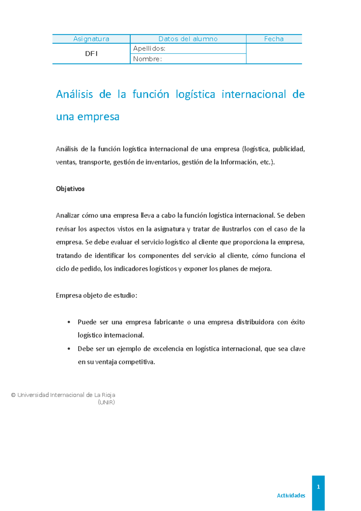 Dfi - DFI Apellidos: Nombre: Análisis de la función logística ...