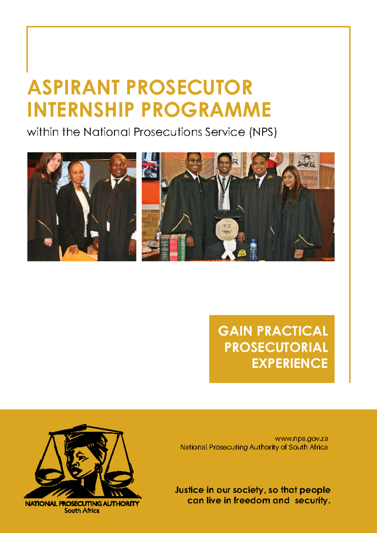 NPA APP Brochure 2 - NPA - ASPIRANT PROSECUTOR INTERNSHIP PROGRAMME ...
