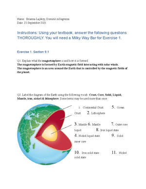 How the earth was made worksheet - How The Earth Was Made Name: Morgan ...