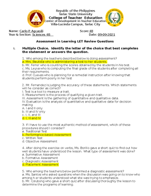 TIP-Course-2-with Answers part 1 - Teacher Induction Program (TIP) CORE ...