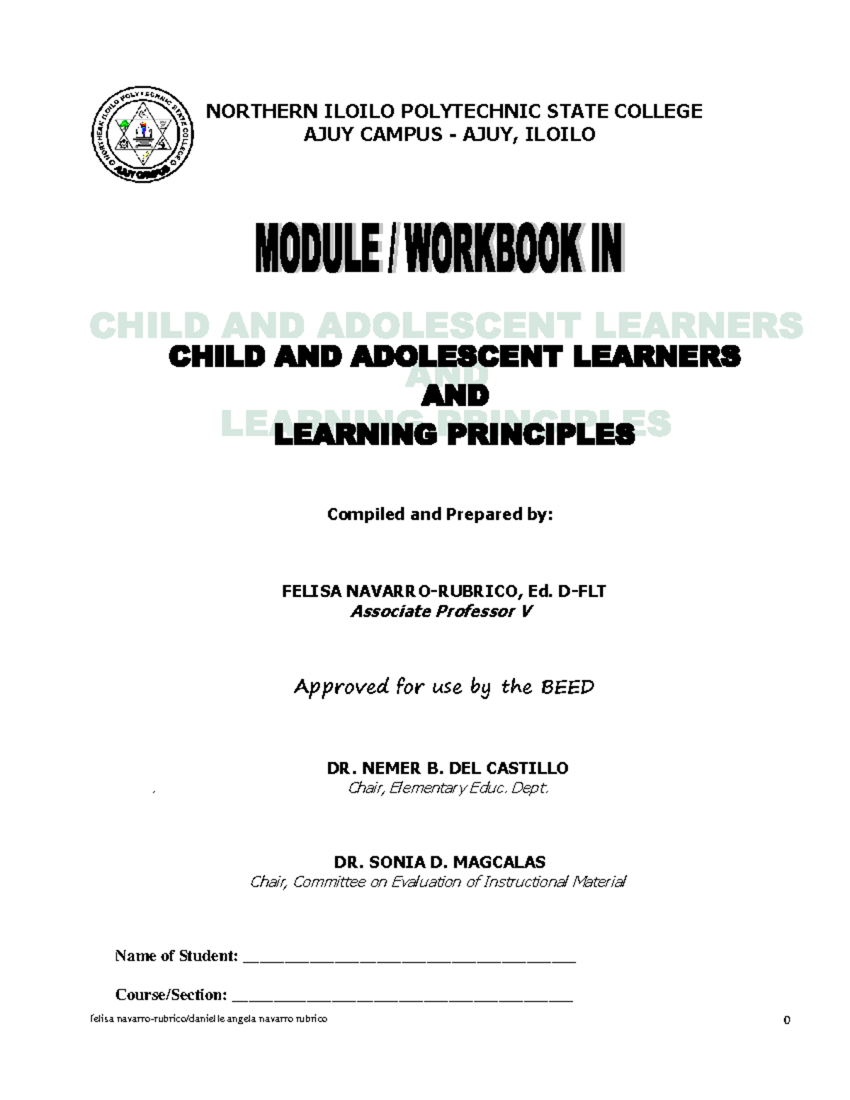 CAD AND Principles Module - NORTHERN ILOILO POLYTECHNIC STATE COLLEGE ...