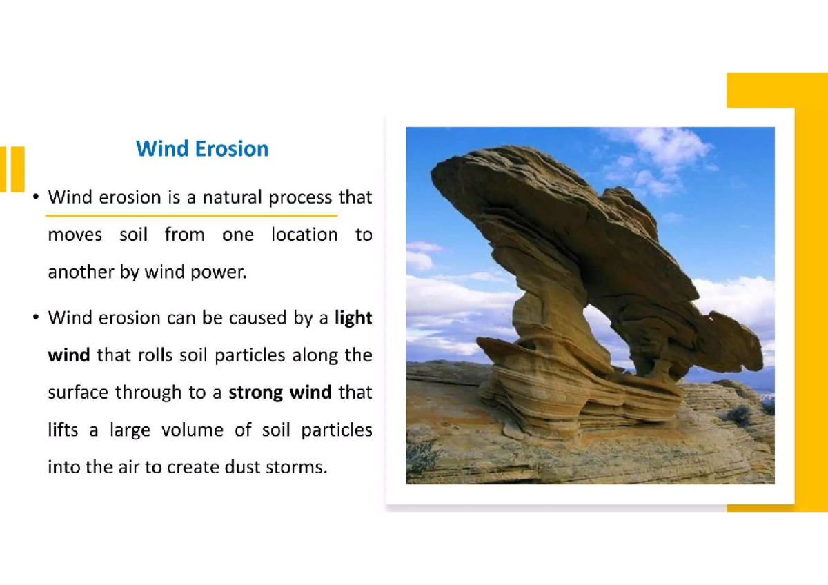 Wind Erosion - Nohhhj - MNR-1: Indian Agricultural Development - Studocu