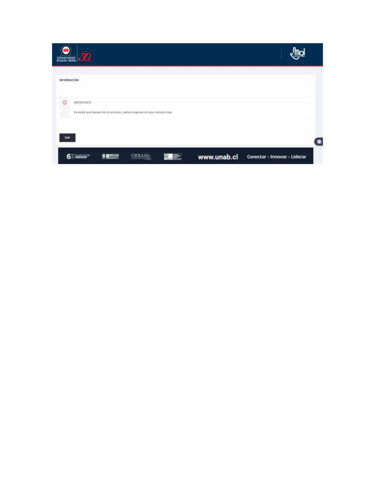 Errro - ingreso apunte - Procesos de manufactura - Imd Universidad 30 Andres Bello INFORMACIÓN 6 ...