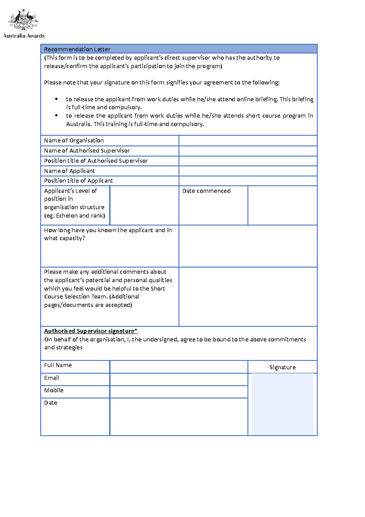 New Short Course - Endorsement Letter English - Recommendation Letter ...