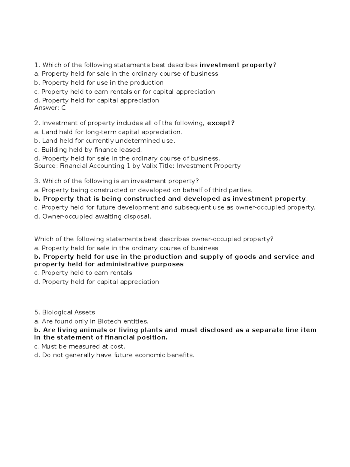 lecture notes for accountancy students - Which of the following ...