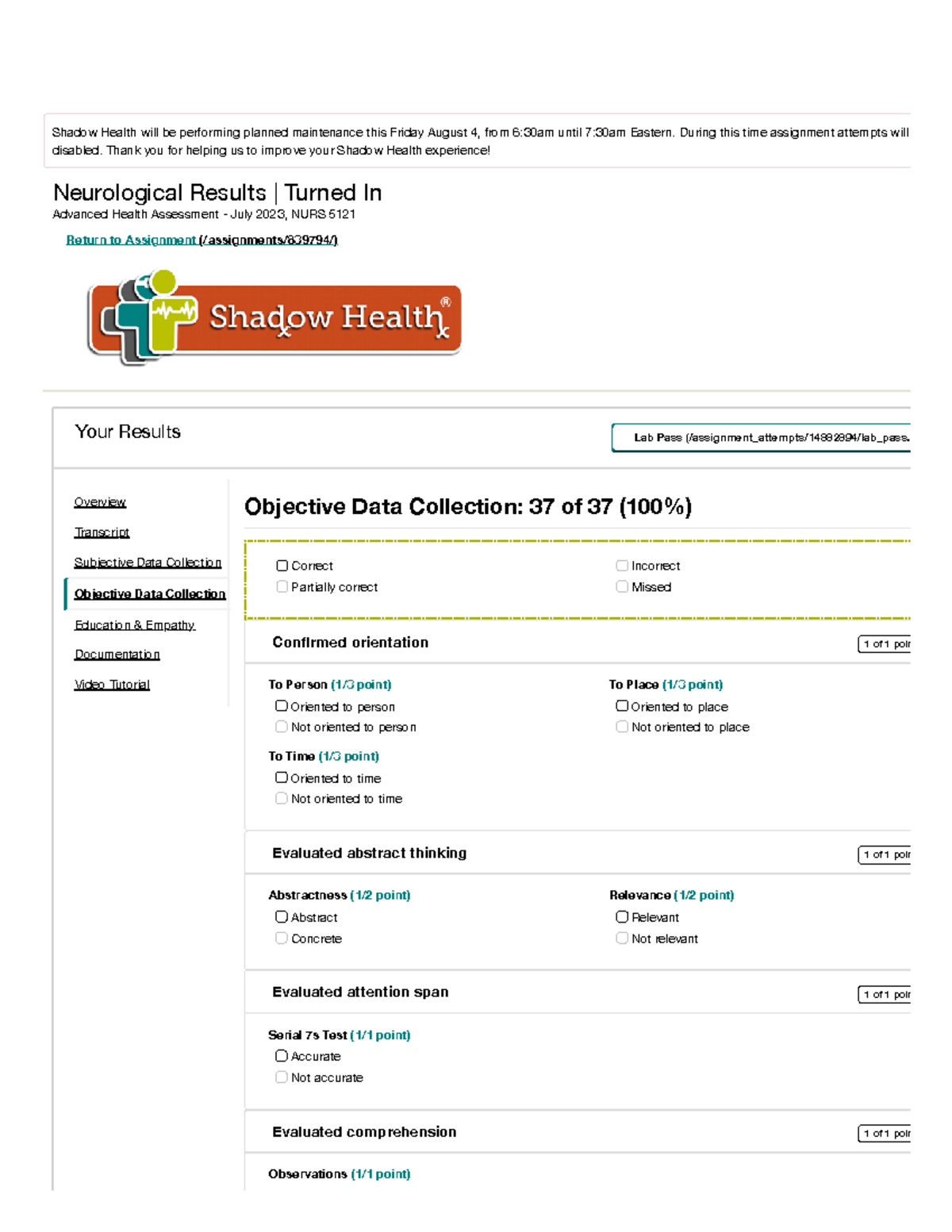 Neuro Objective - Neurological Results | Turned In Advanced Health ...