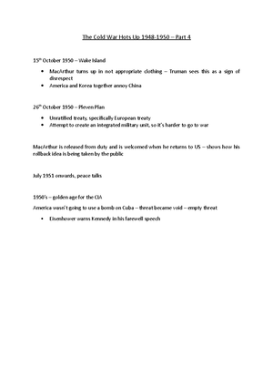 The Cold War Hots Up 1948-1950 – Part 2 - The Cold War Hots Up 1948 ...