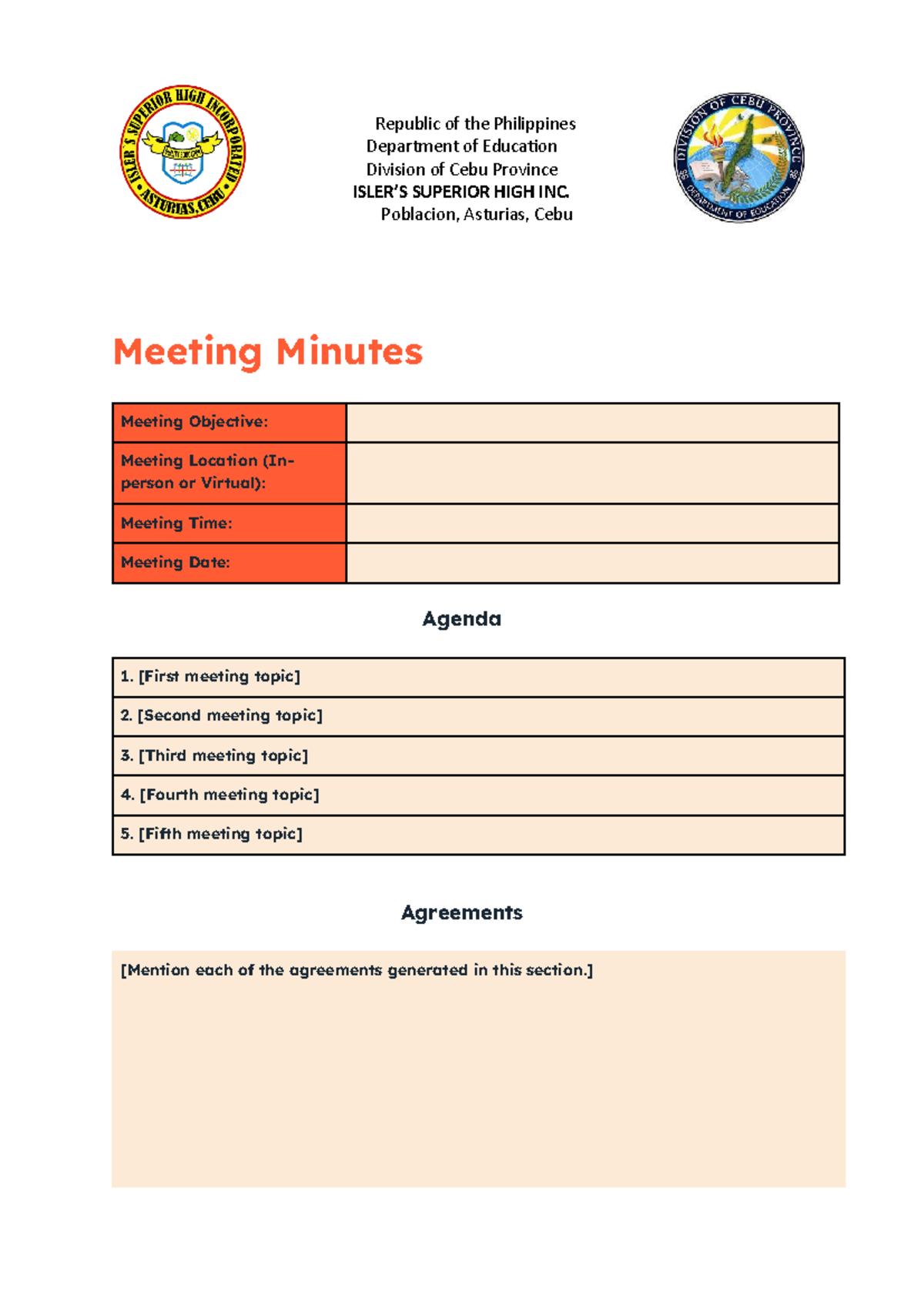 EN meeting minutes file google docs - Republic of the Philippines ...