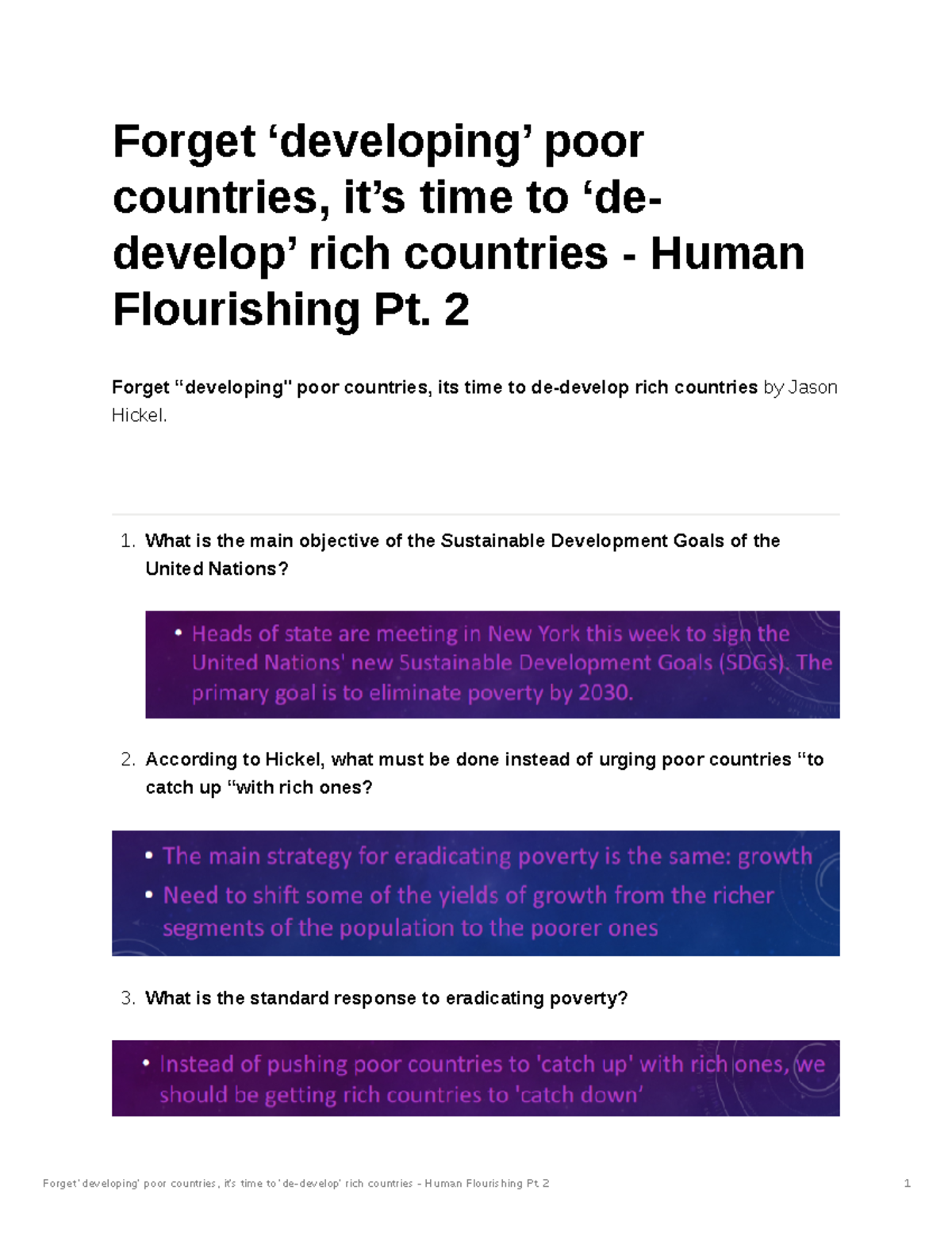 Forget ‘developing’ poor countries, it’s time to ‘de-develop’ rich ...