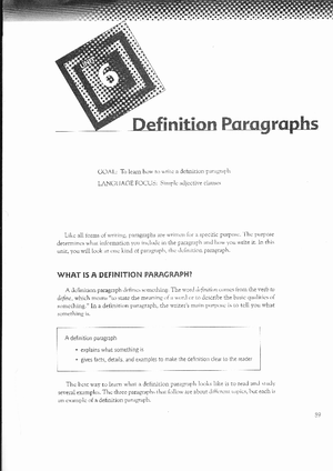 WEEK 2 Sentence AND Paragraph Outlines Template - 1 WEEK 2 SENTENCE AND ...
