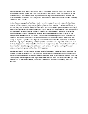 TOS Forensic - Table of Specification - PROFESSIONAL REGULATORY BOARD ...