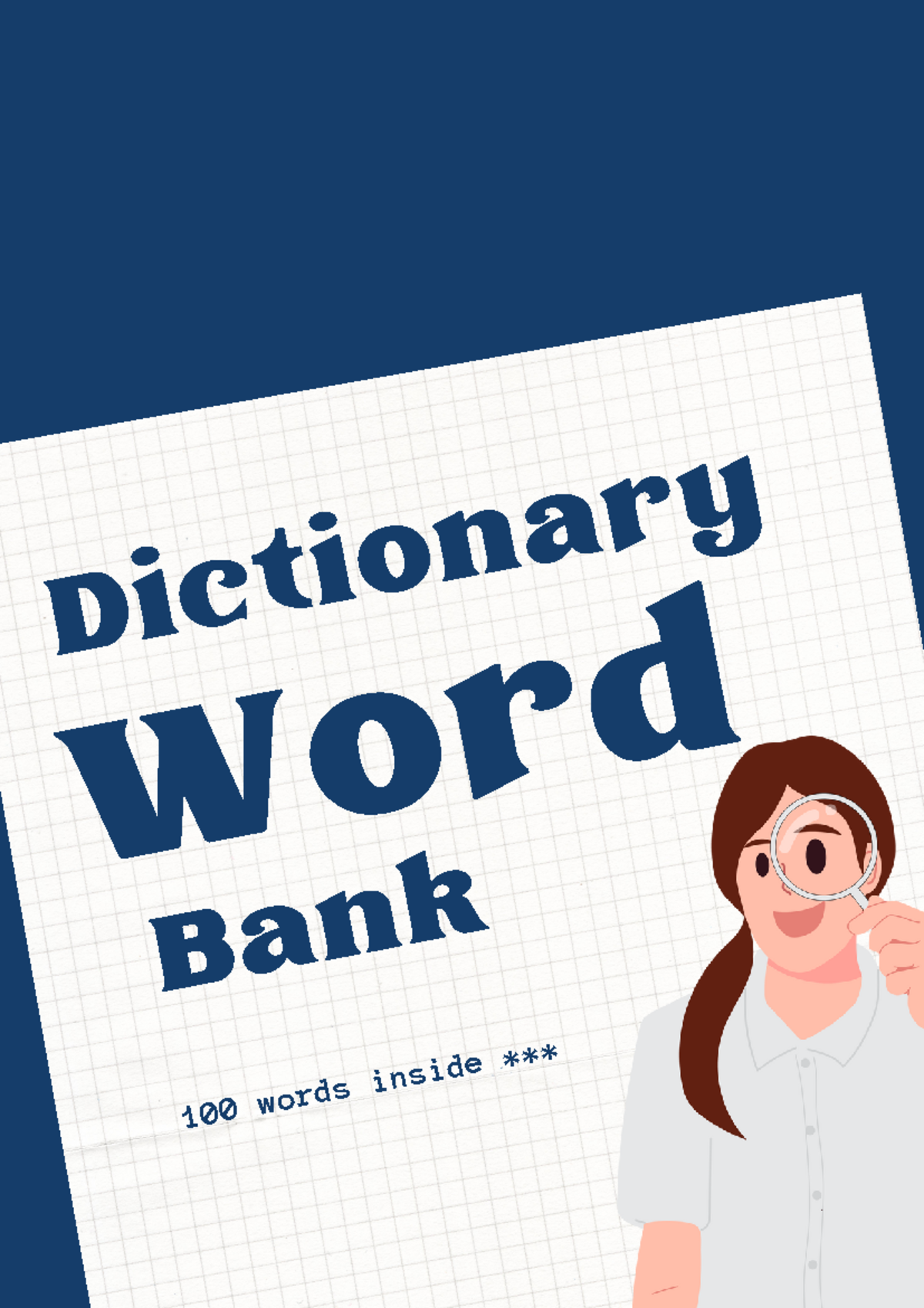 Dictionary Word Bank - 100 words inside *** WO Dictionary Bank Word ...