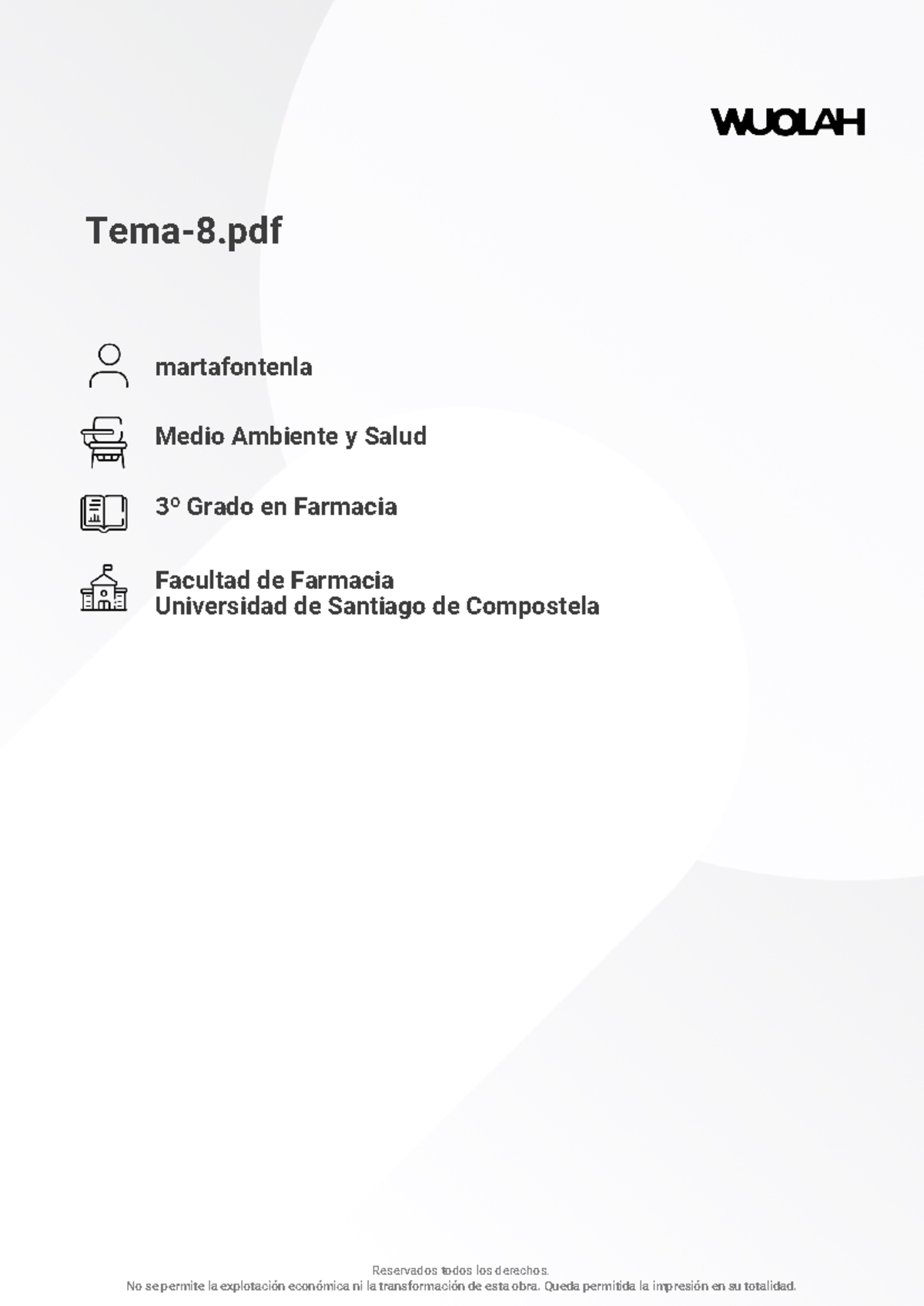 tema8 resumen de la tierra - Tema-8 martafontenla Medio Ambiente y Salud 3º Grado en Farmacia ...
