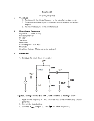 ecad Electronic Circuit Analysis and Design labbb 1 - BATANGAS STATE ...