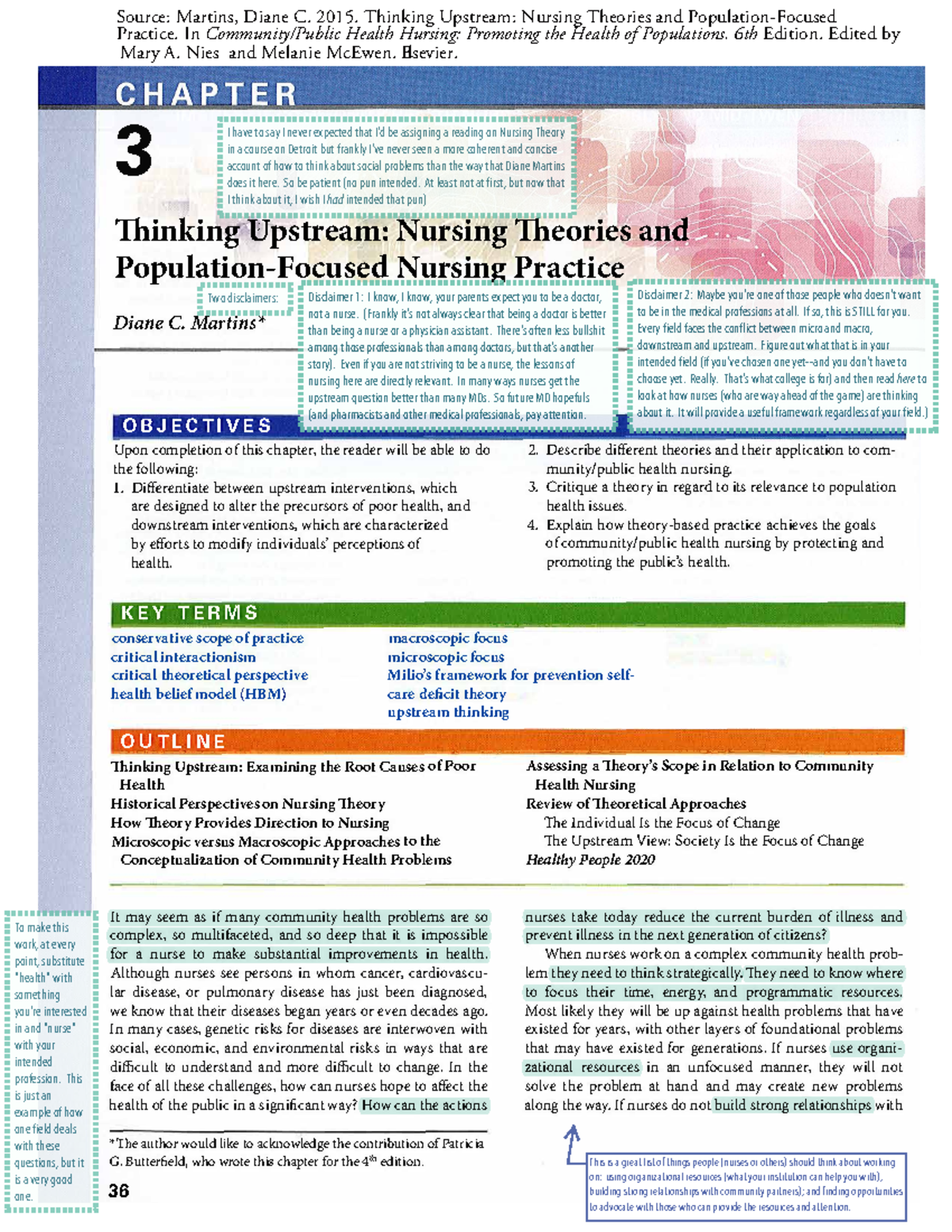 Hon1000-reading-Martins-Upstream Downstream-annotated-1 - 3 ...