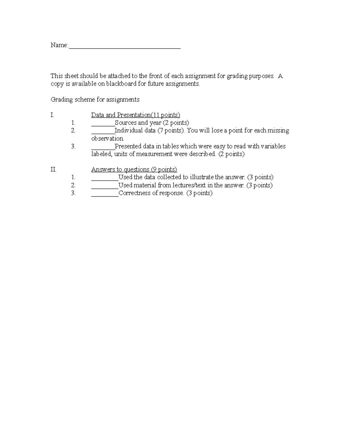 HW3 - Homework number 3 - This sheet should be attached to the front of ...