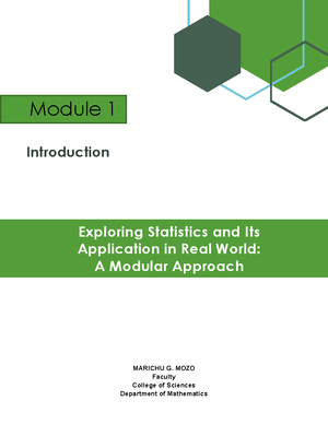 Statistics and Probability Module 5-7 - Statistics and Probability ...