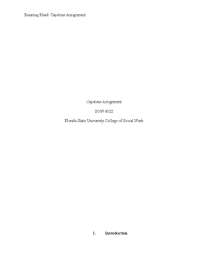 Chapter 3 Summary - Running Head: Chapter 3 Summary Chapter 3 Summary ...