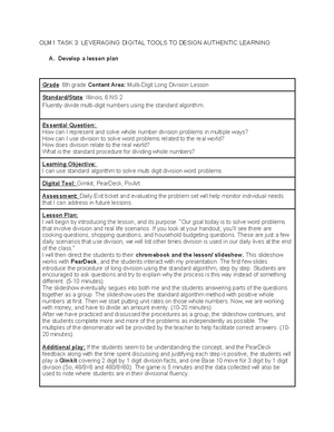 D188 - Task 2 Passed - Contributing to the Professional Development of ...