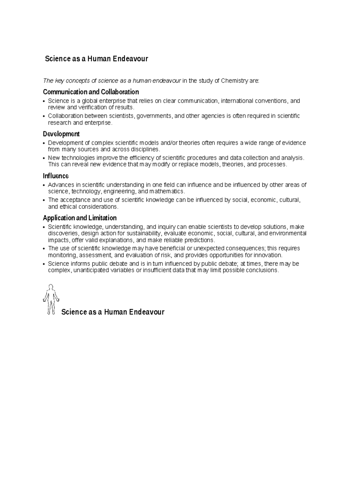 Science as a Human Endeavour - Collaboration between scientists ...