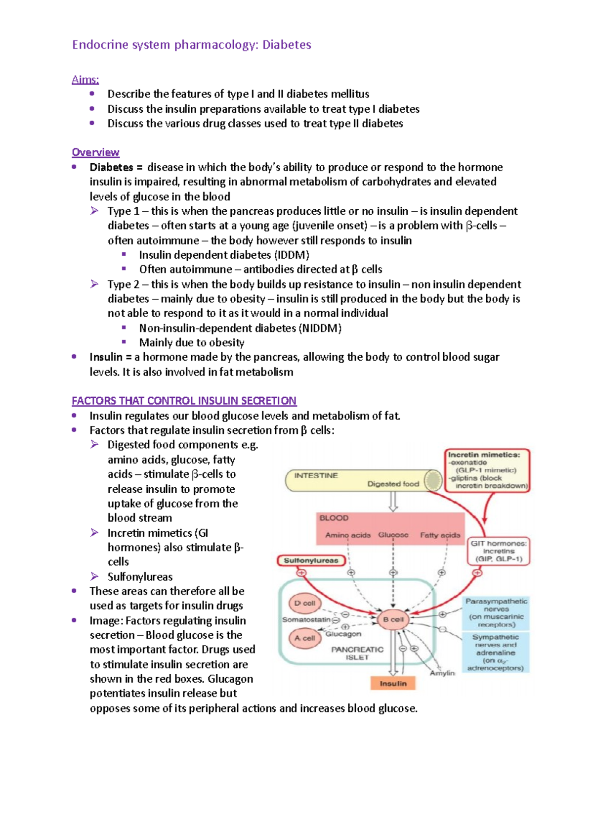 Endocrine system pharmacology - Lt 8 - Endocrine system pharmacology ...