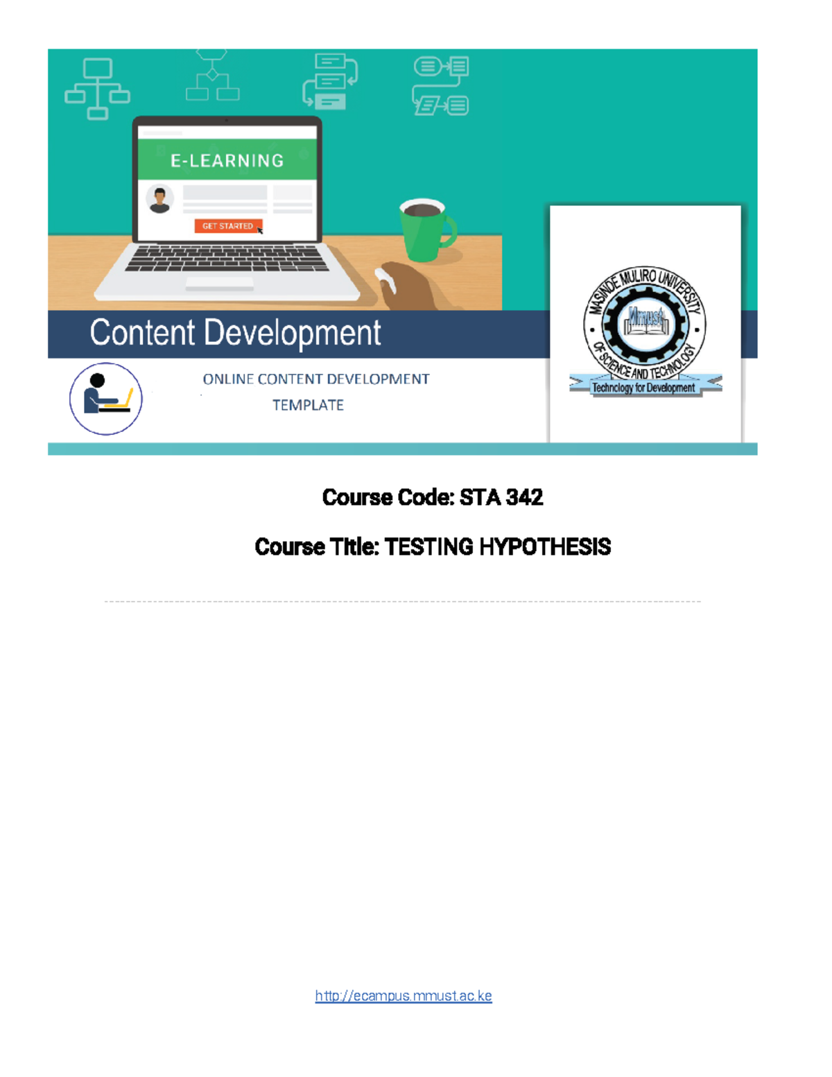 STA 342- Testing Hypothesis-03-Test on proportion(Single) - ecampus ...