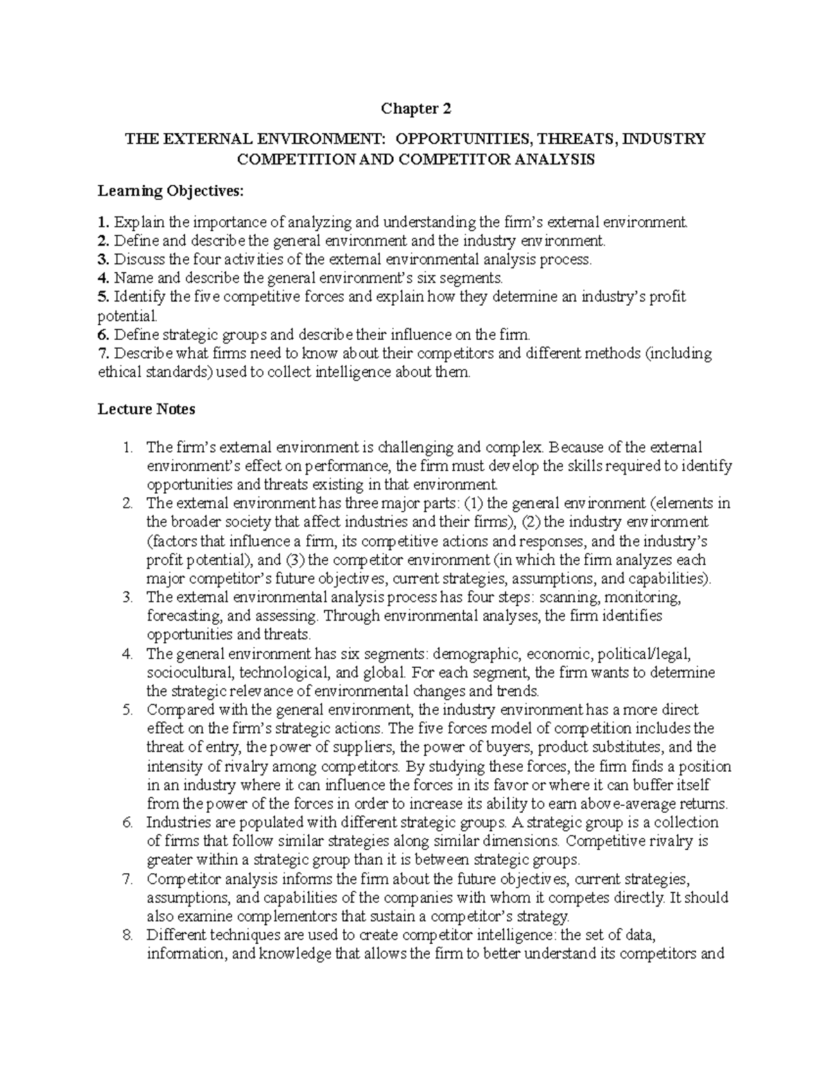 Chap2 The External Environment 374cd52511 b9e63aee30f575f60fe47e ...