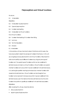 Object oriented programming - c++ - Files - Files Structure: 11 Introduction Objectives 11 ...