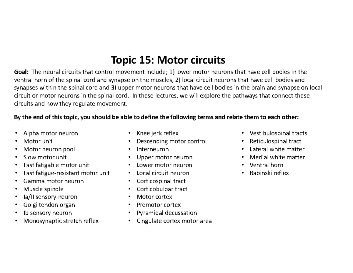 Topic 15 motor circuits 2021 fall - Topic 15: Motor circuits Goal ...