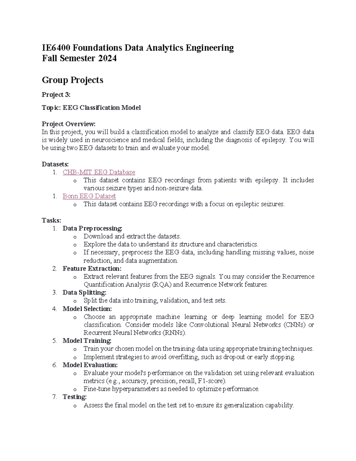 IE6400 Project 3 Fall2024 - IE6400 Foundations Data Analytics Engineering Fall Semester 202 4 ...