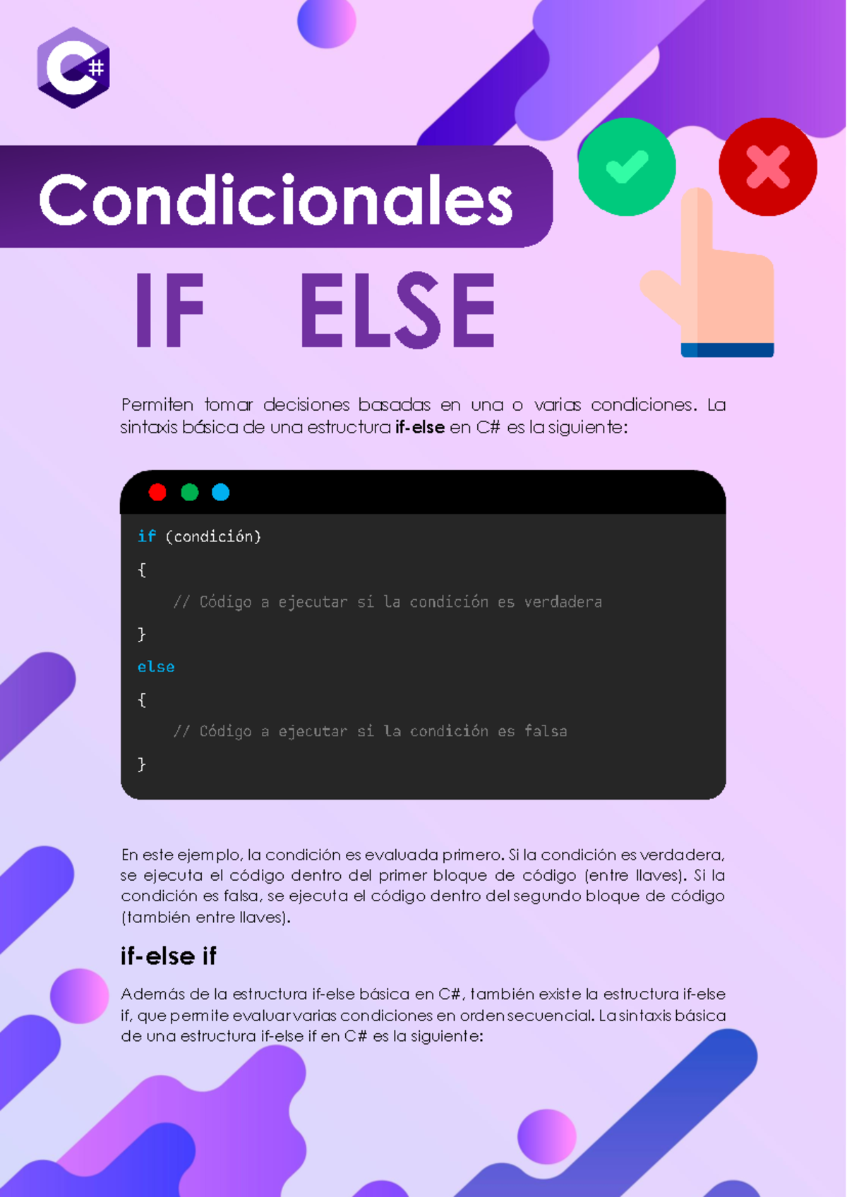 19-Condicionales If Else - Permiten tomar decisiones basadas en una o ...