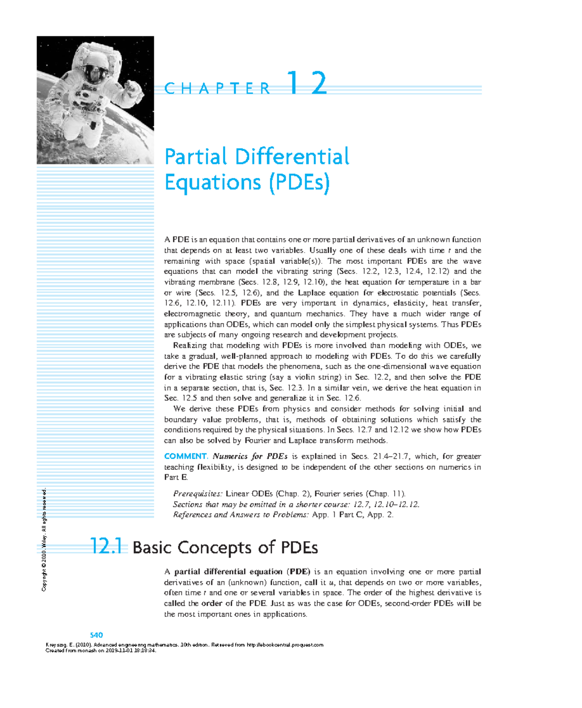 PDE's - examples - 540 CHAPTER 12 Partial Differential Equations (PDEs ...