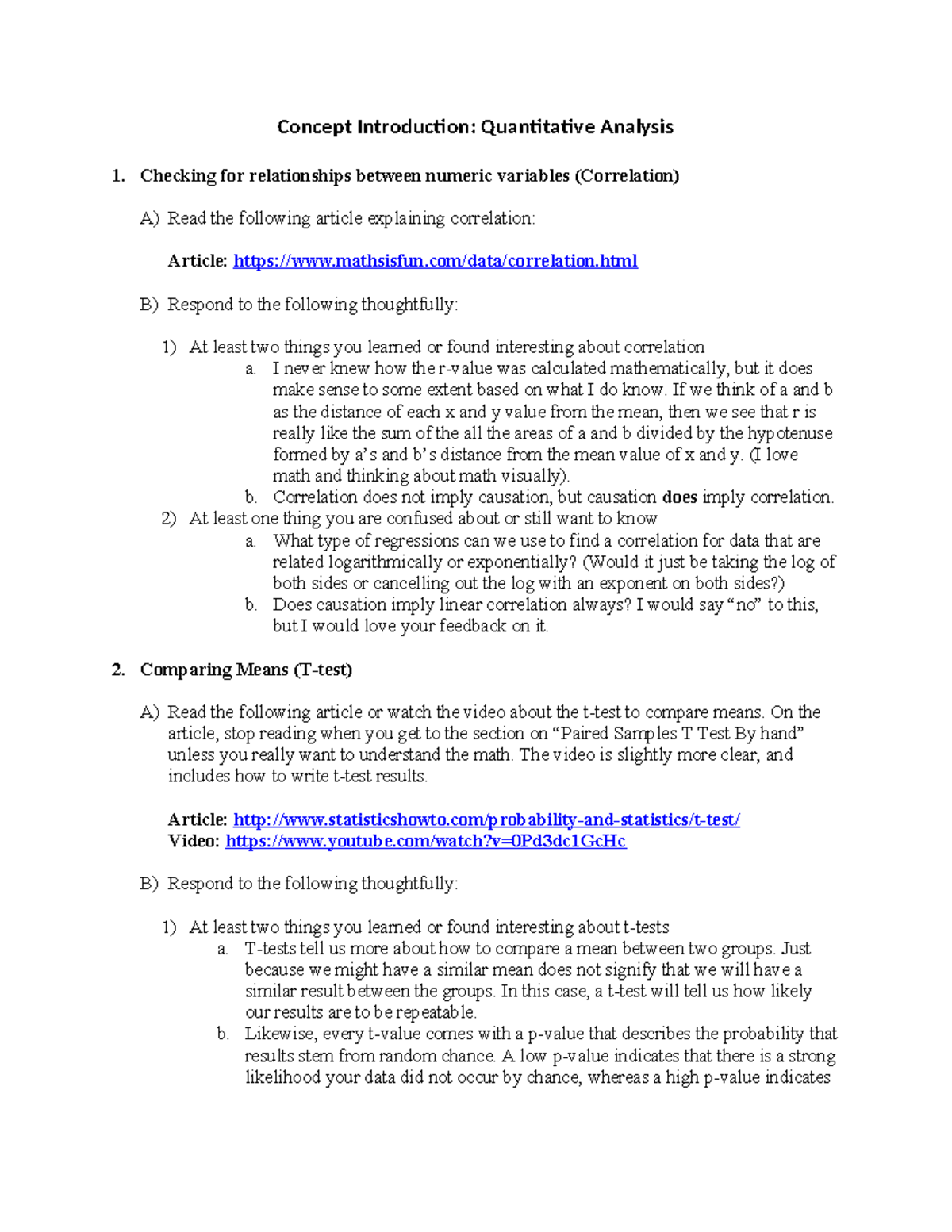 Concept Introduction 002 - Concept Introduction: Quantitative Analysis Checking for ...