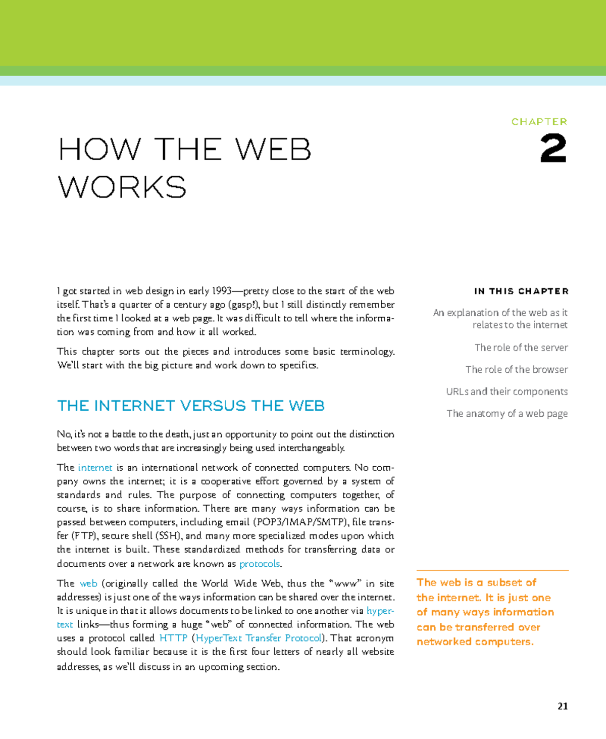 How the web work - Computer science focuses on the development and ...