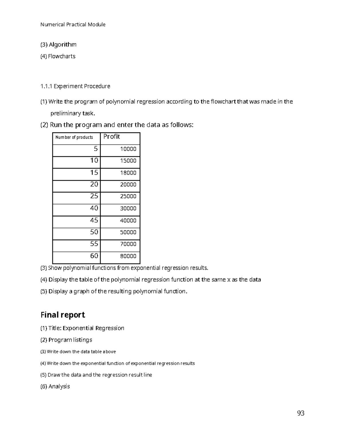 Numerical Practicum Module-24 Notes - (3) Algorithm (4) Flowcharts 1.1 ...