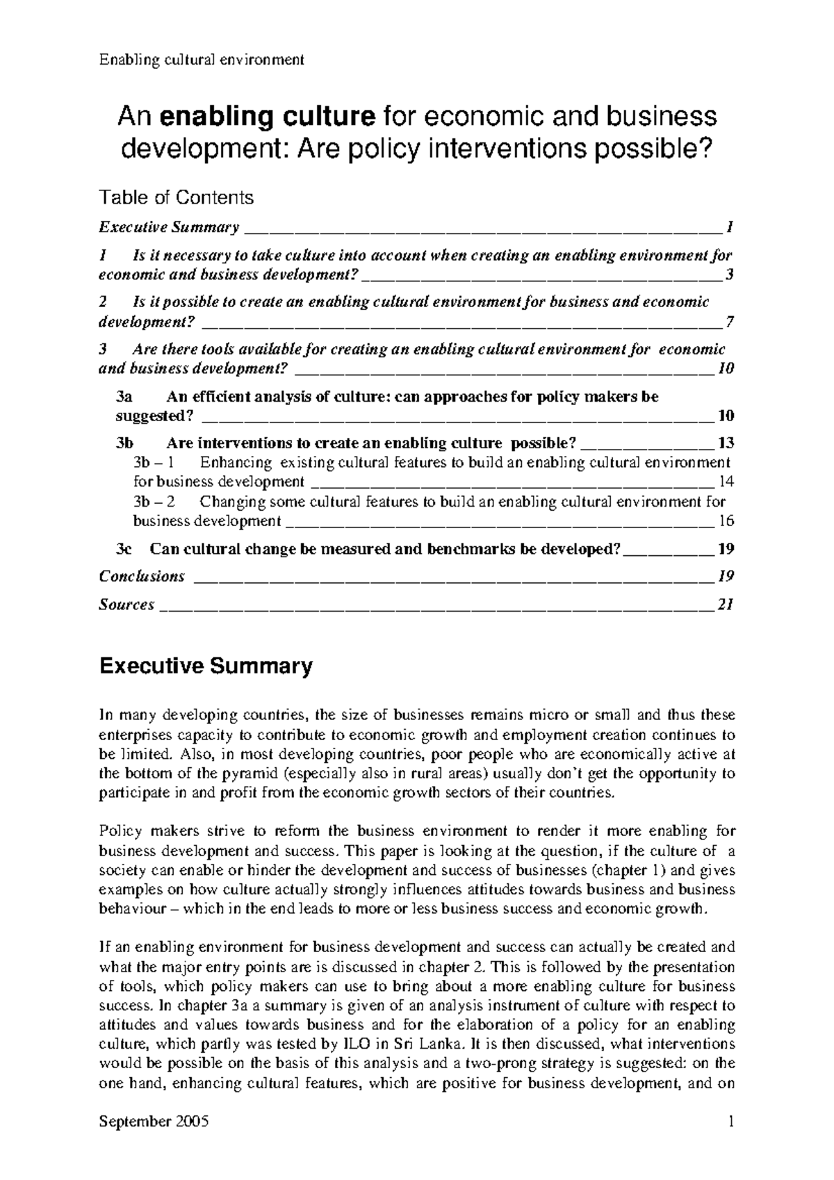 An enabling culture for economic and business development ( PDFDrive ...