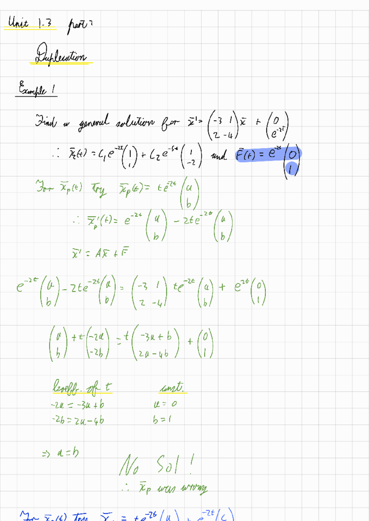 LU 1.3 p2 - First Lecture unit's Notes - WTW 238 - Unit 1 part ...