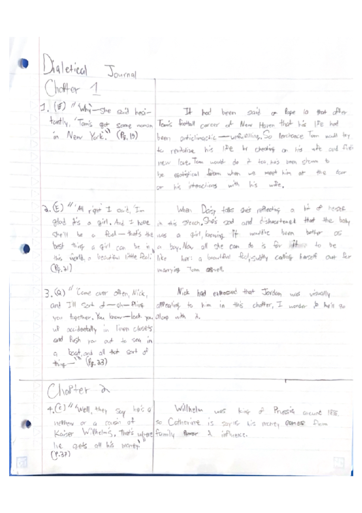 IMG 0231 - An Analysis of Quotes from Scott F. Fitzgerald's The Great ...